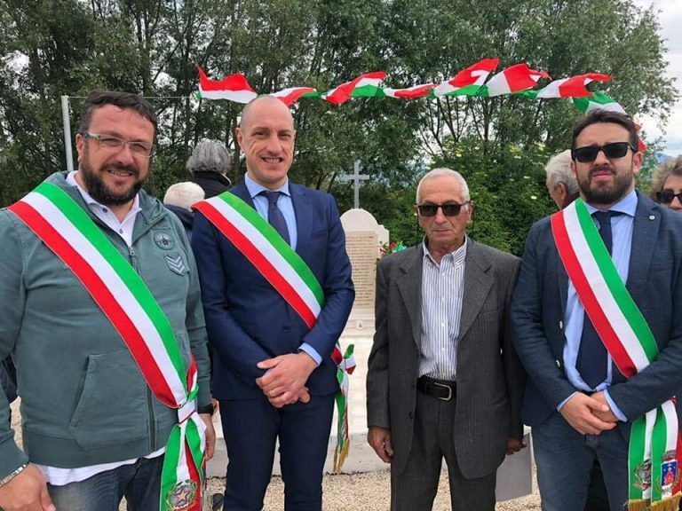 Inaugurato il monumento alla memoria del partigiano Antonio Milone ...